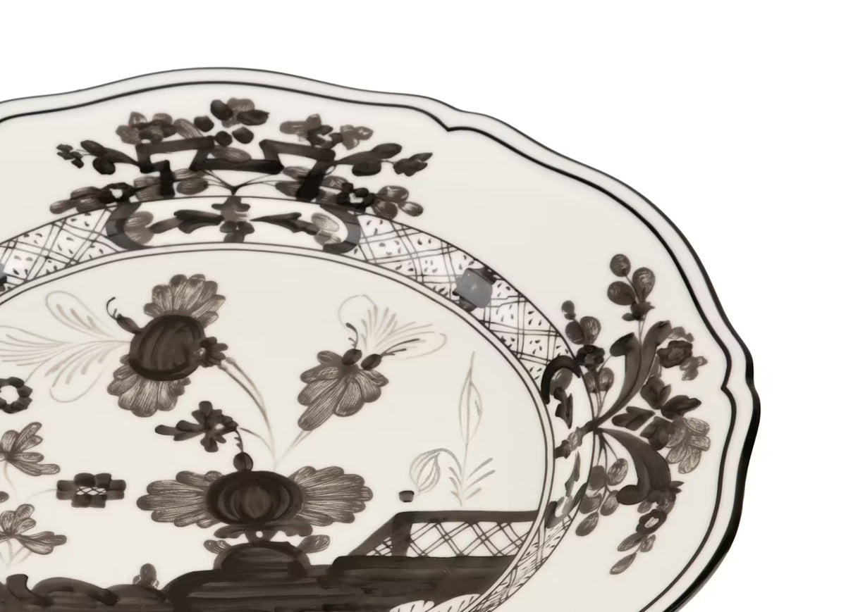 GINORI ORIENTE ITALIANO DINNER PLATE ALBUS WHITE – Aleph Gallery